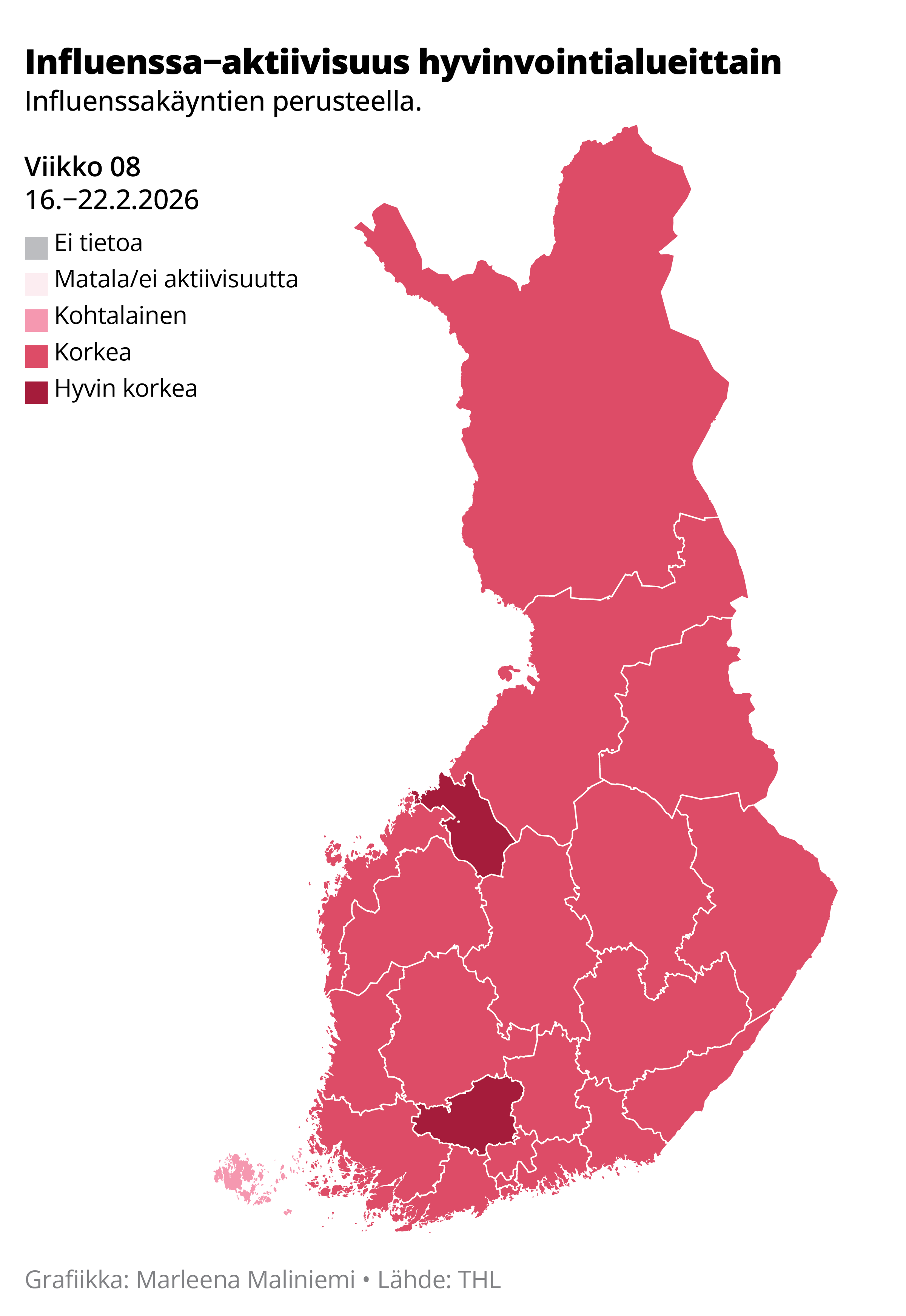 Influenssa jyllää nyt Pohjois-Pohjanmaalla – THL: "Todellinen ...